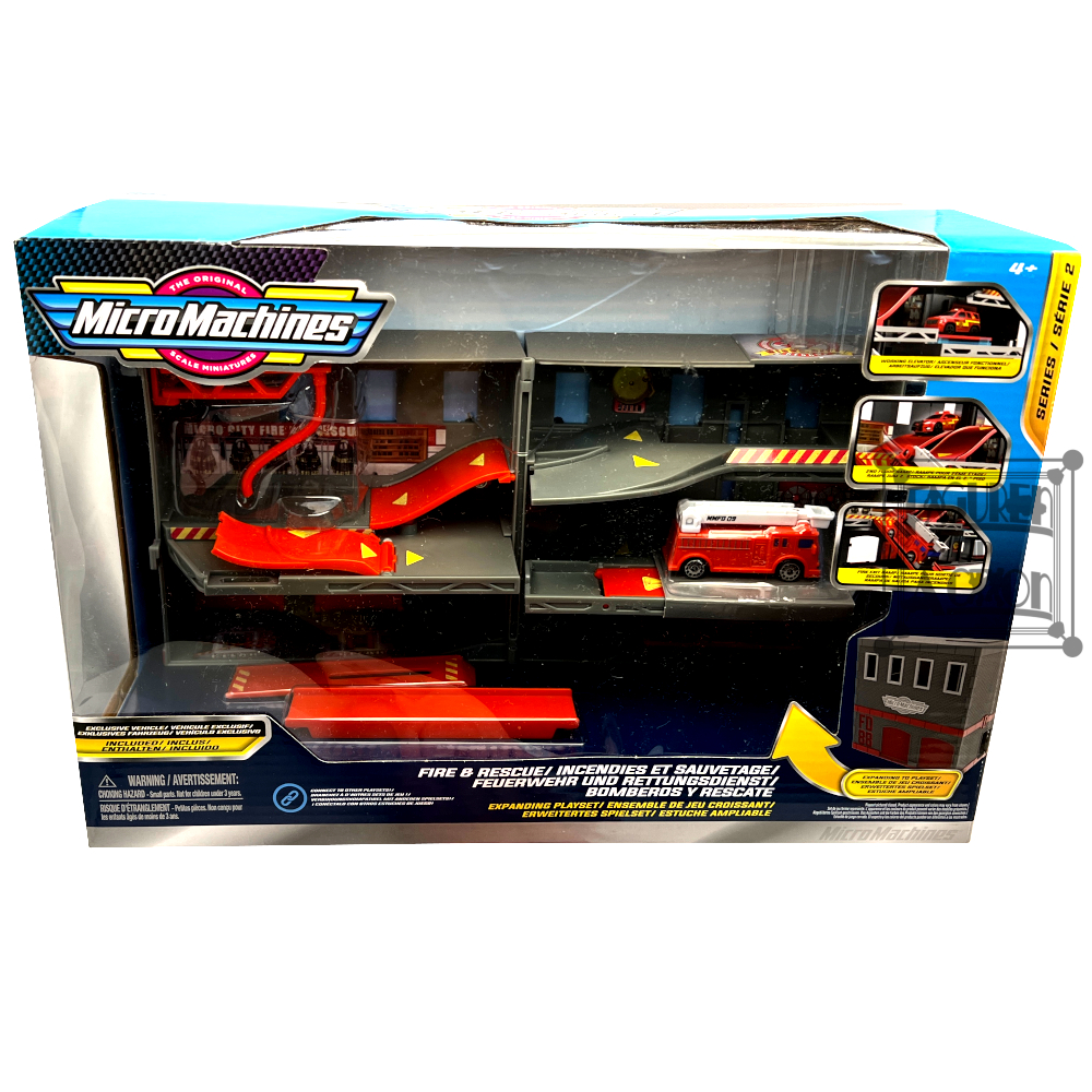 Micro Machines Fire & Rescue Playset Series 2 - Micro Machines & Micro ...
